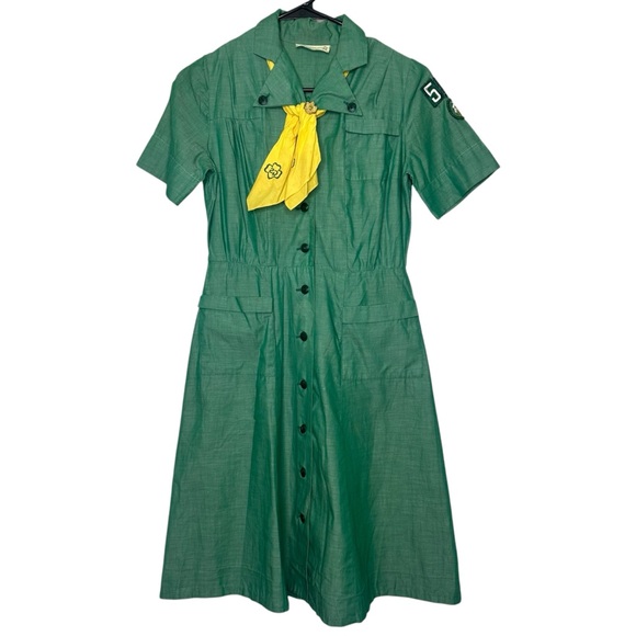 Girl Scouts | Dresses | Vtg Girl Scout 4s50s Uniform Dress 543 | Poshmark